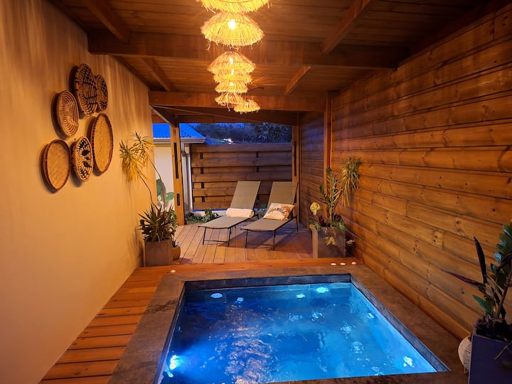 Ô Fil De L'eau : Suite Cap Blanc Spa Privatif - Saint-Joseph