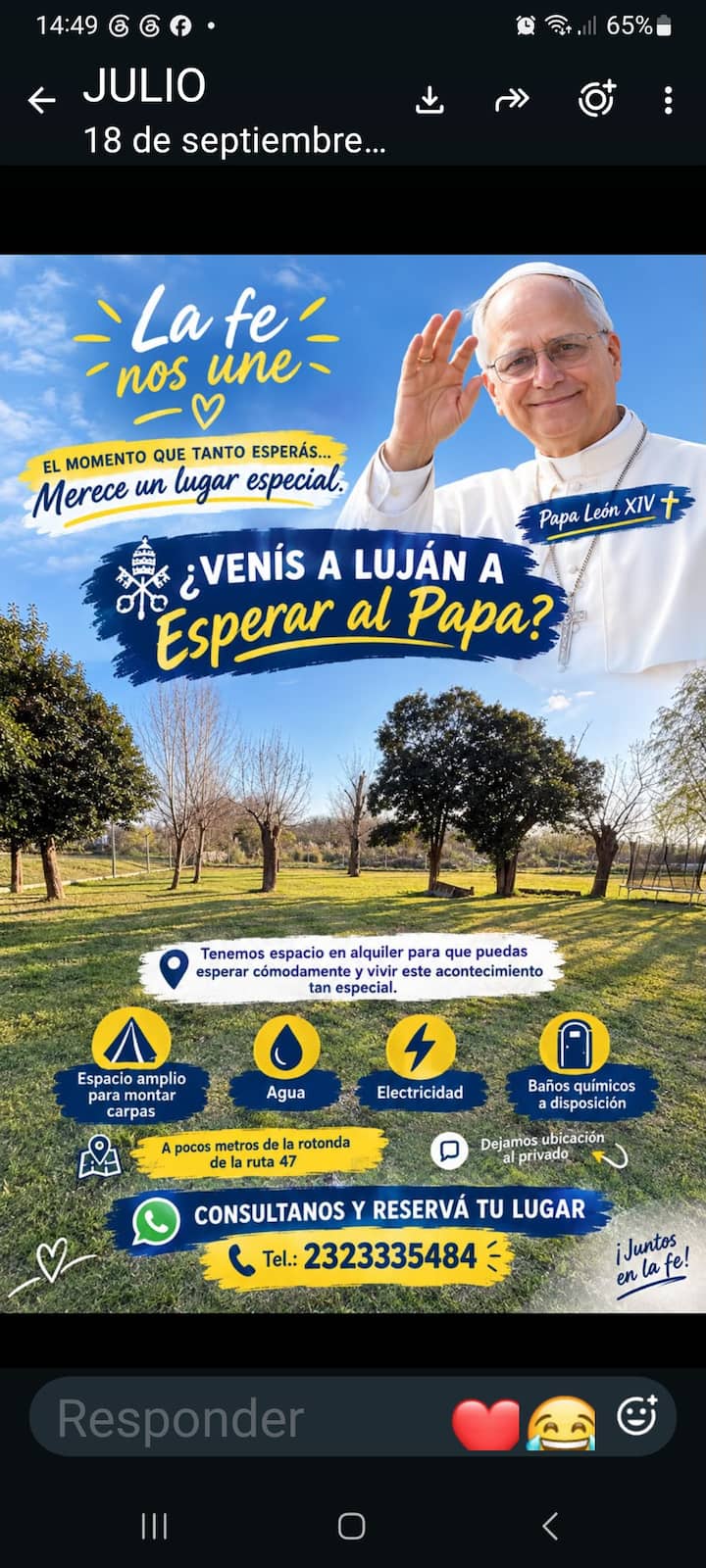 Camping Para Carpas Y Motorhome Con Baño - Luján