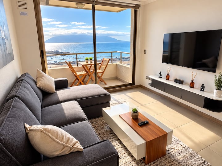 Dpto. Vista Al Mar | Piscina Y Estacionamiento - Antofagasta