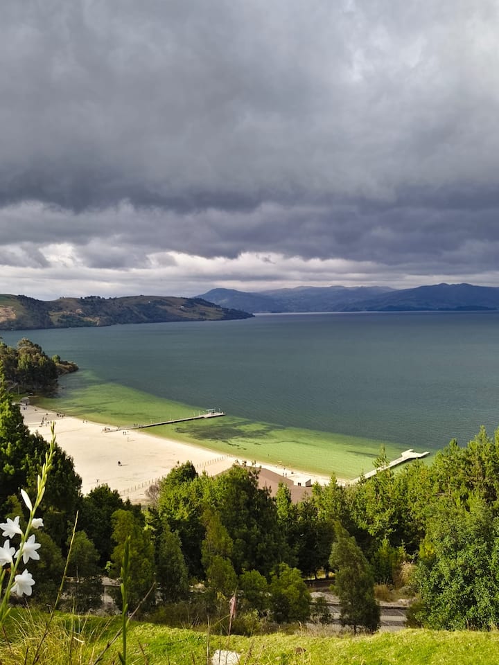 Cabaña Con Vista Al Lago De Tota | Morandes - Tota