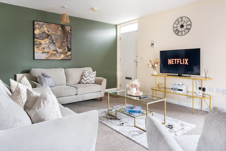 Elegant 3bd Home - Etihad, City, Coop Live, 12pple - Manchester