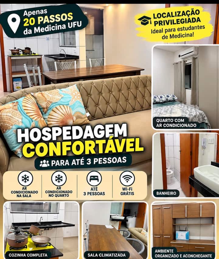 Casa Aconchegante, Lado Da Universidade Medicina. - Uberlândia