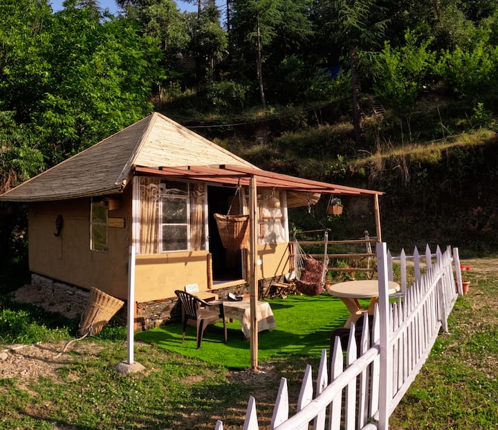 Eco Mud Bamboo Yurt - Chail