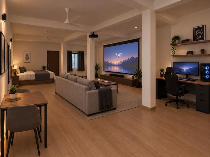 Urbnjungl 1bhk Loungestay - Bhubaneswar