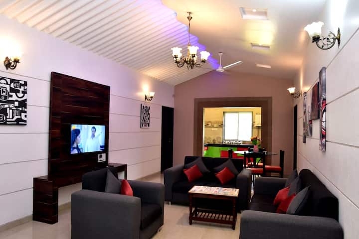 Lotus Apartment 4bhk Near Lingmala Waterfall - Mahabaleshwar
