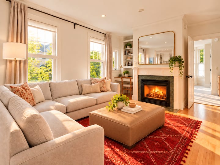 Sunny Historic Apt, Deck, Parking, Walk To Port - 포틀랜드