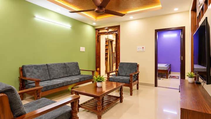 Lakshmi Homestay Spacious 2bhk With Wi-fi & Ac - Kanchipuram