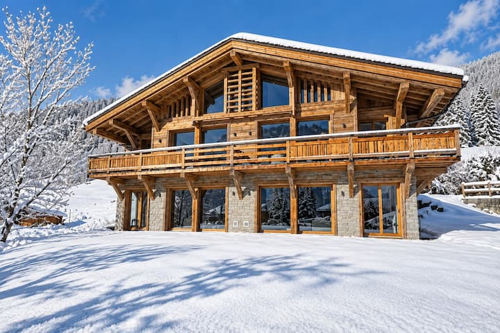 Megève · Appartement De Luxe, Vue Mont-blanc - Megève