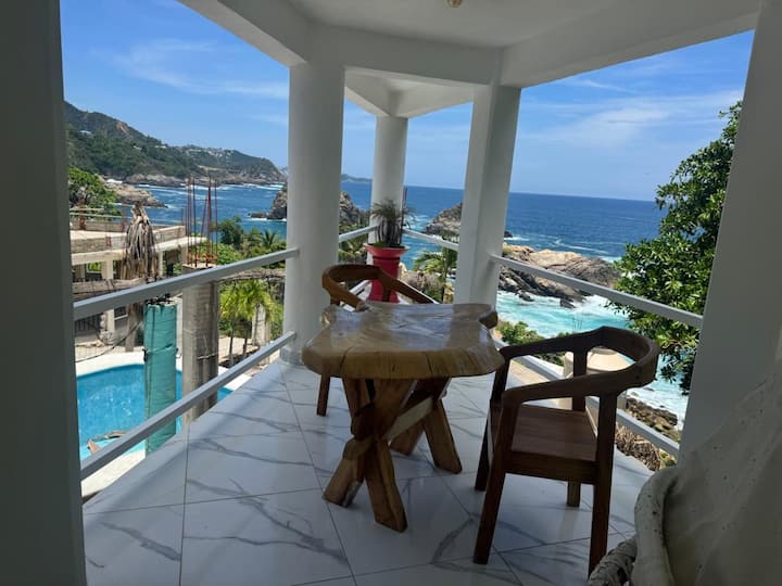 Hermosa Casa Con Vista Al Mar - 阿卡普高