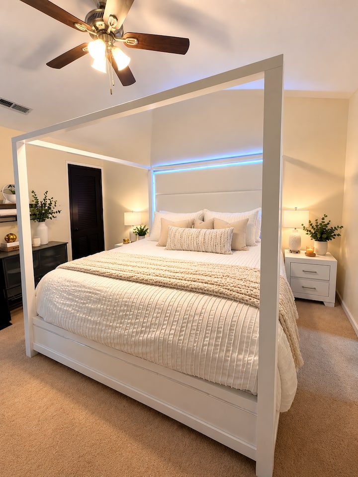 The Grand Luxe | Private King Suite - Leland, NC