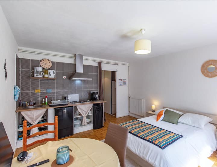 Studio 3 Pers Cosy Avec Terrasse, Vallée Du Lys - Loudenvielle