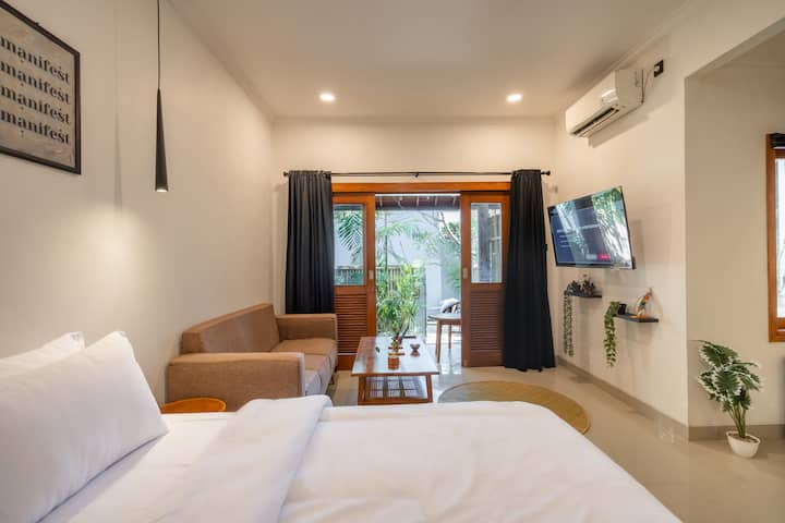 Modern Tropical Studio 3 Min To Finns & Atlas - Canggu