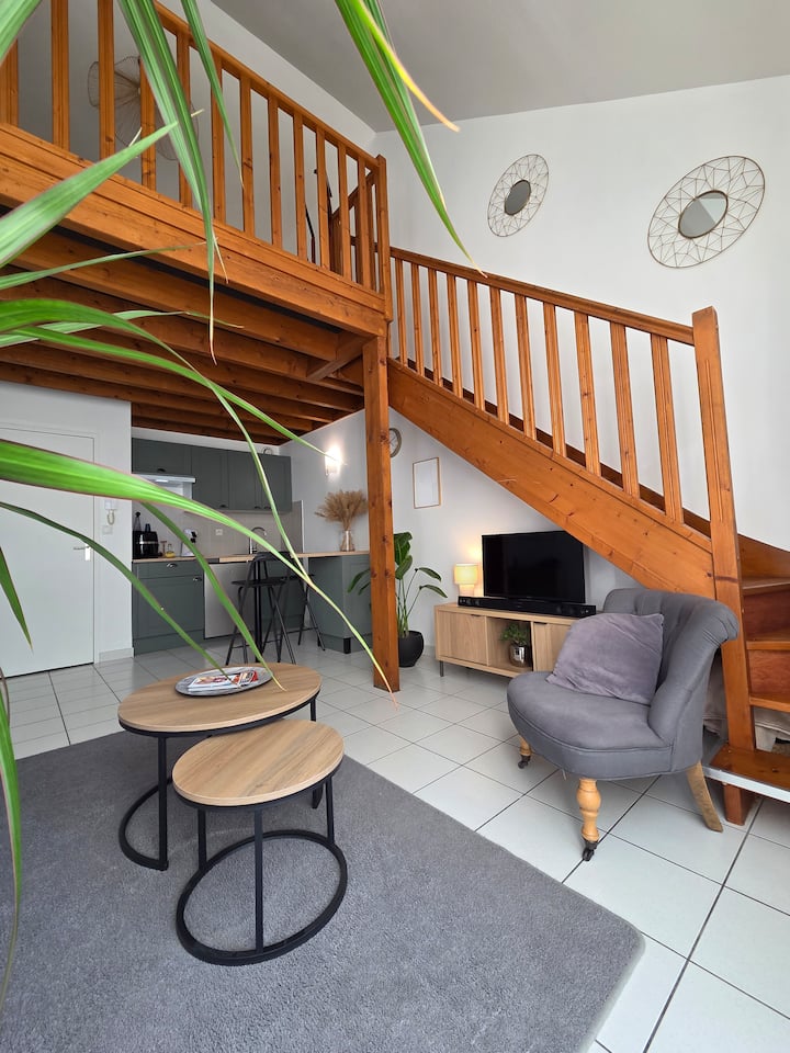 Duplex Moderne & Ambiance Cocon Avec Parking - Mayenne