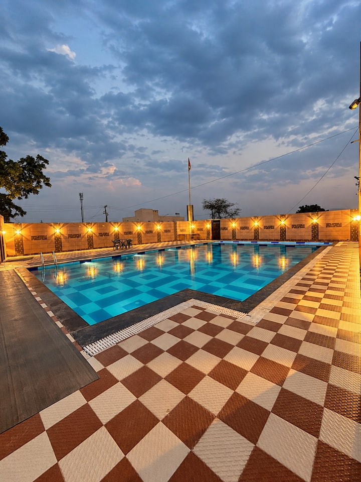 Jodhpur Stays 4br | Pool | Garden | Resturant | - Jodhpur