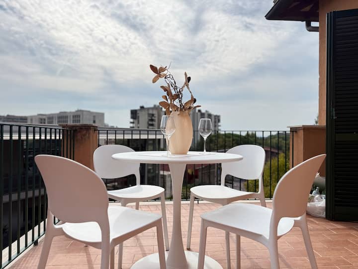 Terrazza Privata Con Vista Vicino Alla Stazione - Perúgia