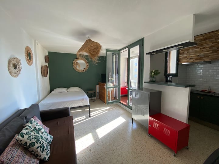 Studio, Parking Privé, à 100 Mètres De La Plage - Mauguio