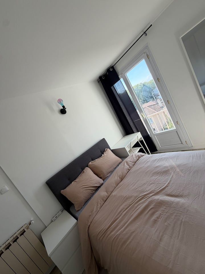 Chambre Spacieuse Lumineuse - Givors
