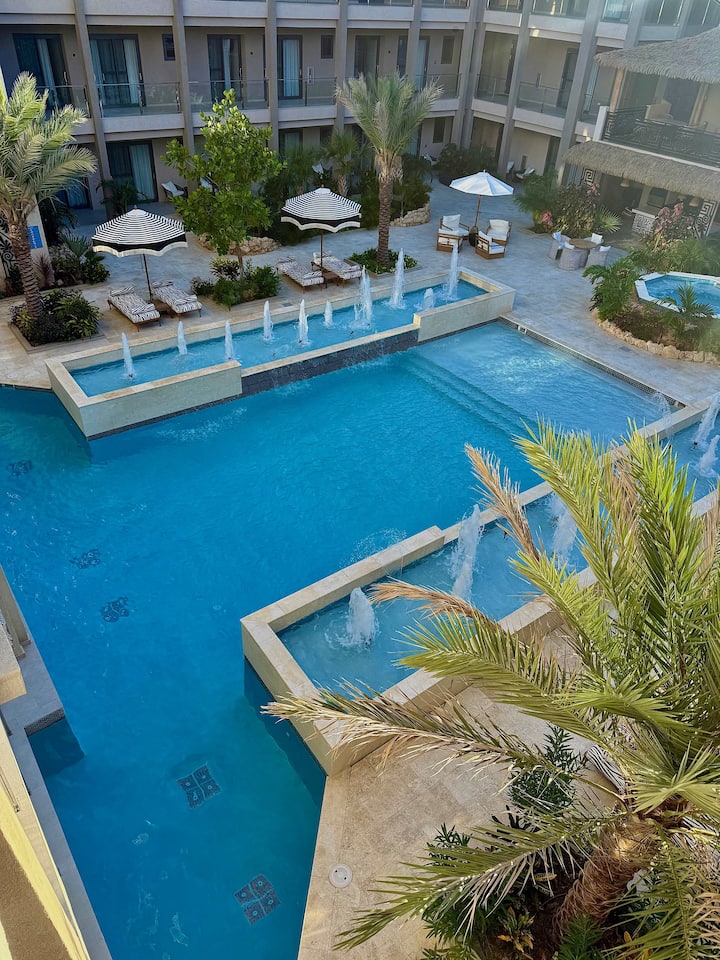 Walk-out To Pool |Jacuzzi, Bbq & White Sand Lounge - Aruba