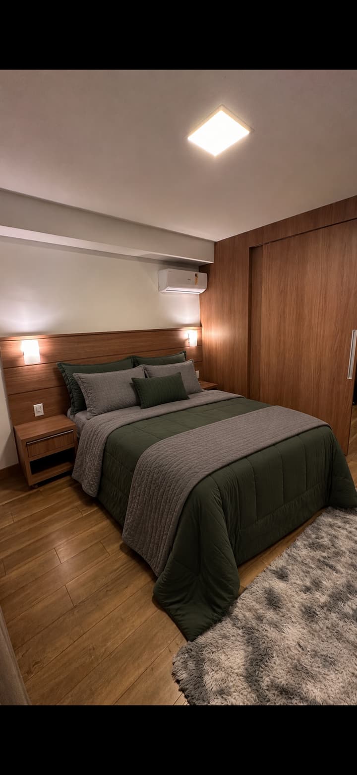 Apartamento Flat Aconchegante Com Piscina - Sete Lagoas