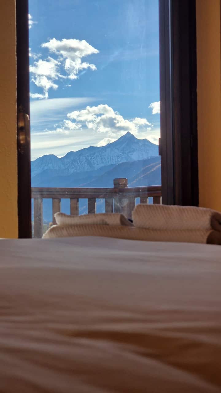Coeur Des Vignes - Balcone Con Vista Vigneti - Courmayeur
