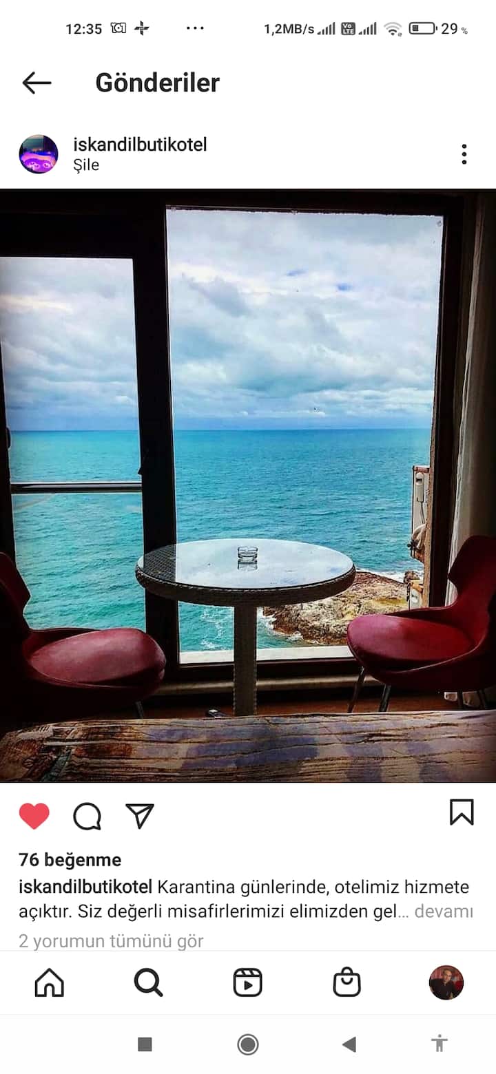 Deniz Manzaralı Butik Otel - Şile