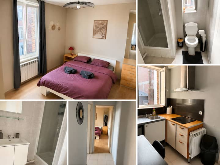 Appartement Cosy Proche Gare - Valenciennes