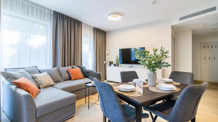Nadmorski Apartament W Krynicy Morskiej Z Balkonem - Krynica Morska