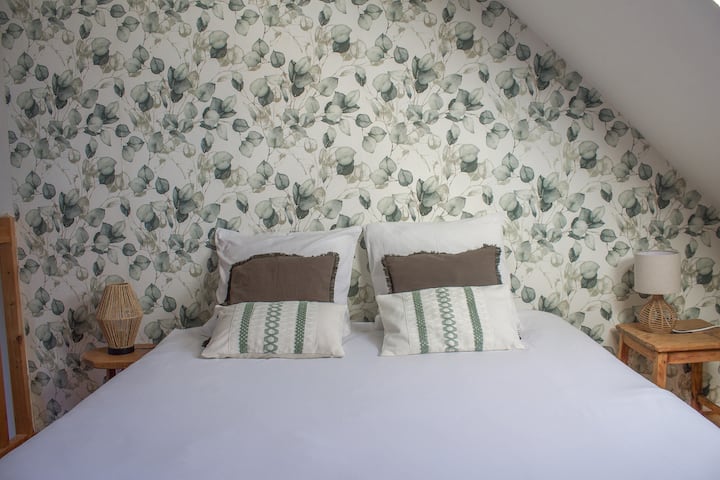 Chambre Acacia  Charme Bourbonnais Et Cocon Cosy - Dompierre-sur-Besbre