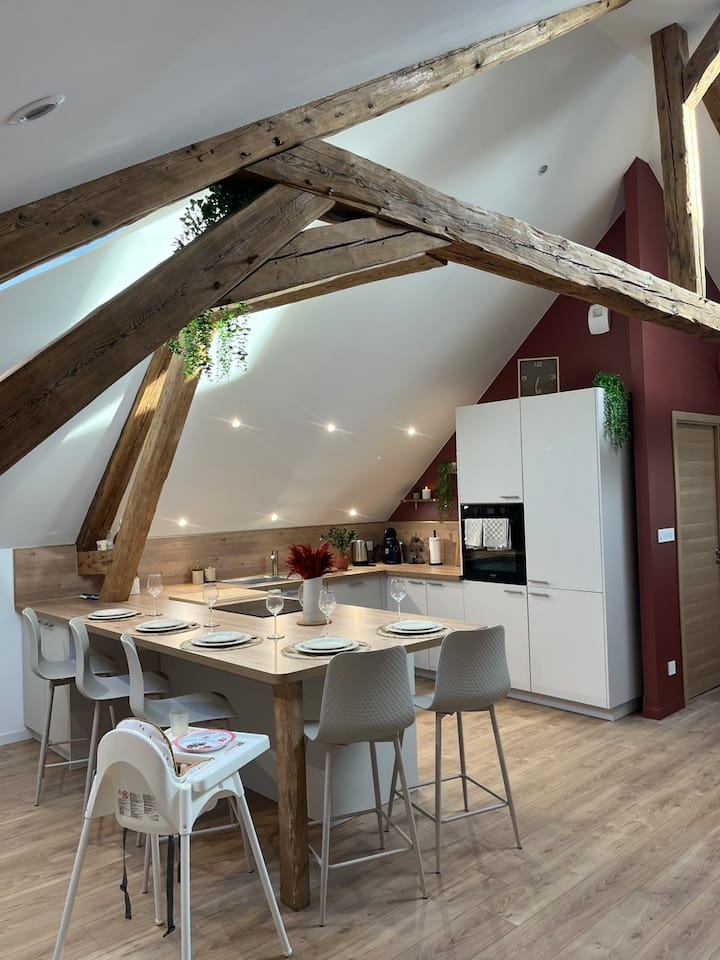 Logement Neuf-parking Privé-4/5 Personnes - Fourmies