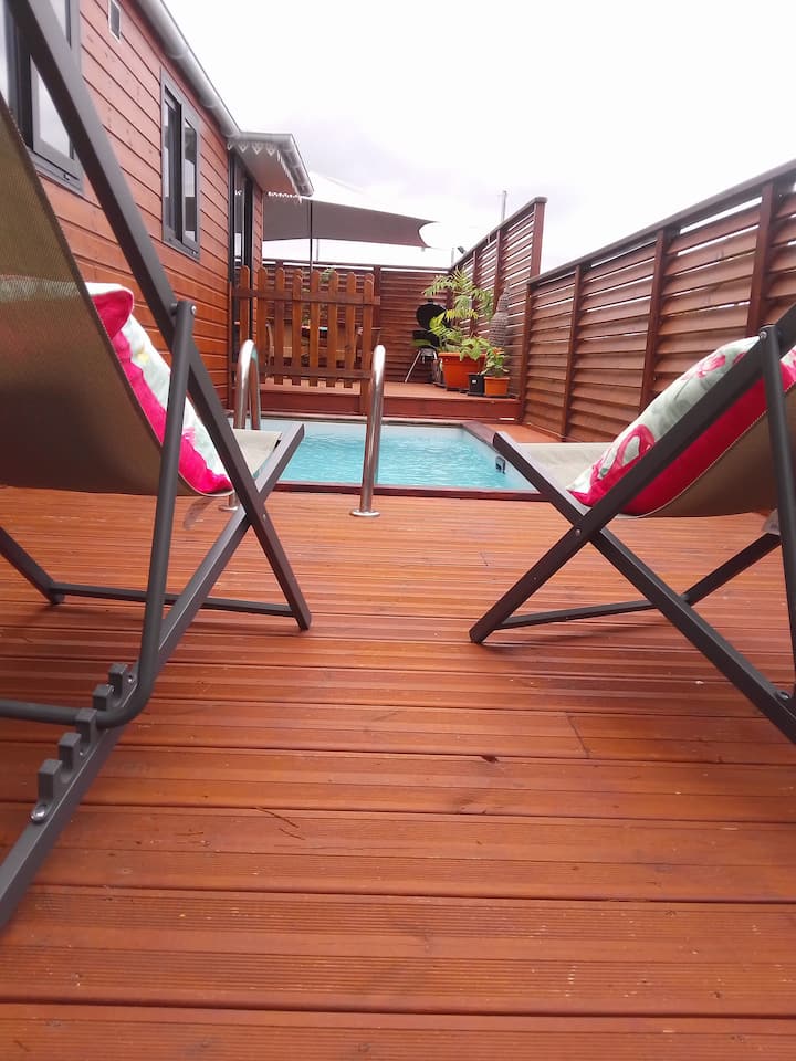 Bungalow à La Montagne Et Sa Piscine Privée - Réunion