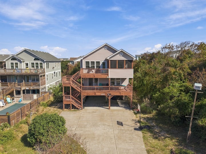 Walk To Beach! Sound Access,hot Tub,decks,dogs Ok! - Duck, NC