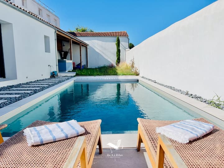 Cosy Georges - Maison Piscine 6 Personnes - Marennes