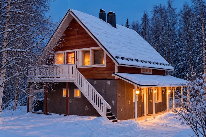 Safari | Peaceful Lapland Cabin For 10 | Sauna - Rovaniemi