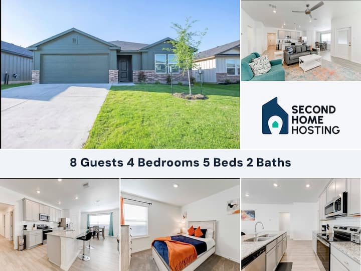 Modern Temple Escape | Perfect For Extended Stays - Temple, TX