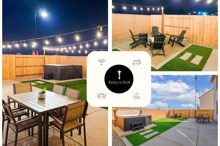 New 3bd Home | King Bed | Hot Tub | Fire Pit - Elk Grove, CA