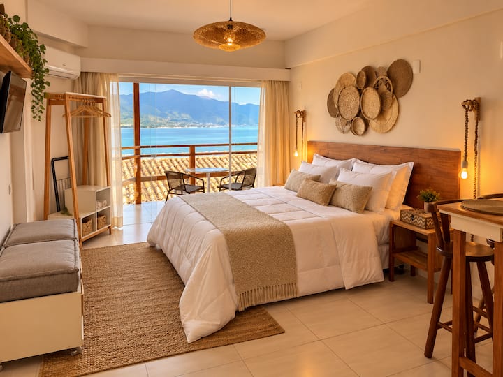 Maravilhosa Vista - 2min Da Praia - Piscina - Cond - Ilhabela
