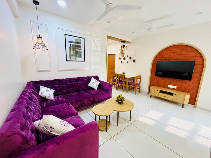 Spacious & Fully Furnished 3bhk Apartment Vadodara - Vadodara