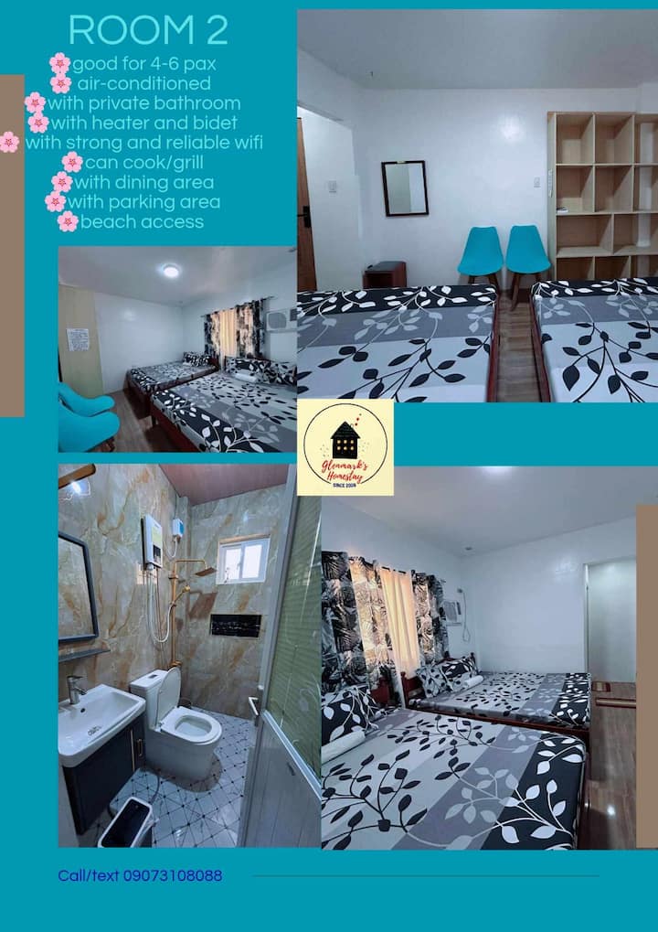 Seaview Haven Near Blue Lagoon 4-6 Pax /Glenmark's - Pagudpud