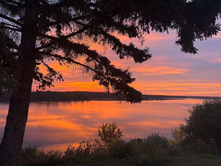 What A View! Cozy Pine Lake Cabin - Alberta