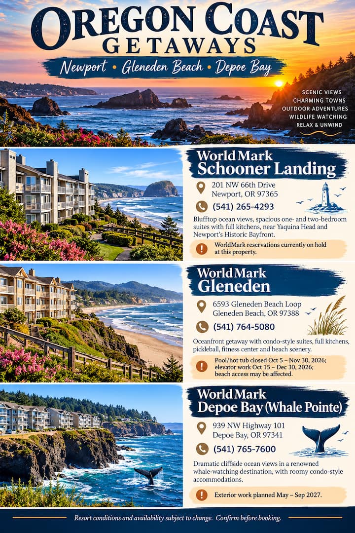 Oregon Coast 1-2-3 Bedroom Condo. - Newport, OR