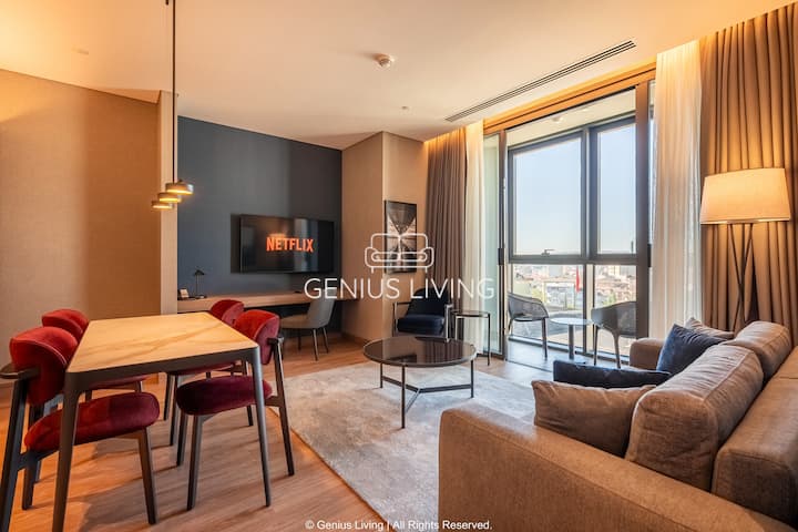 Aquila | Exclusive 1 Br Apt | Pool | Gym | Sauna - Kartal