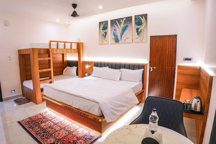 Single Bed Room With Garden View Hotel Jk Paradise - Chirala