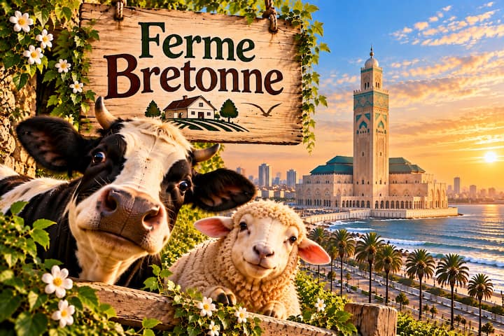 Ferme Bretonne Terrasse & View Skyline Cfc Zen - Casablanca