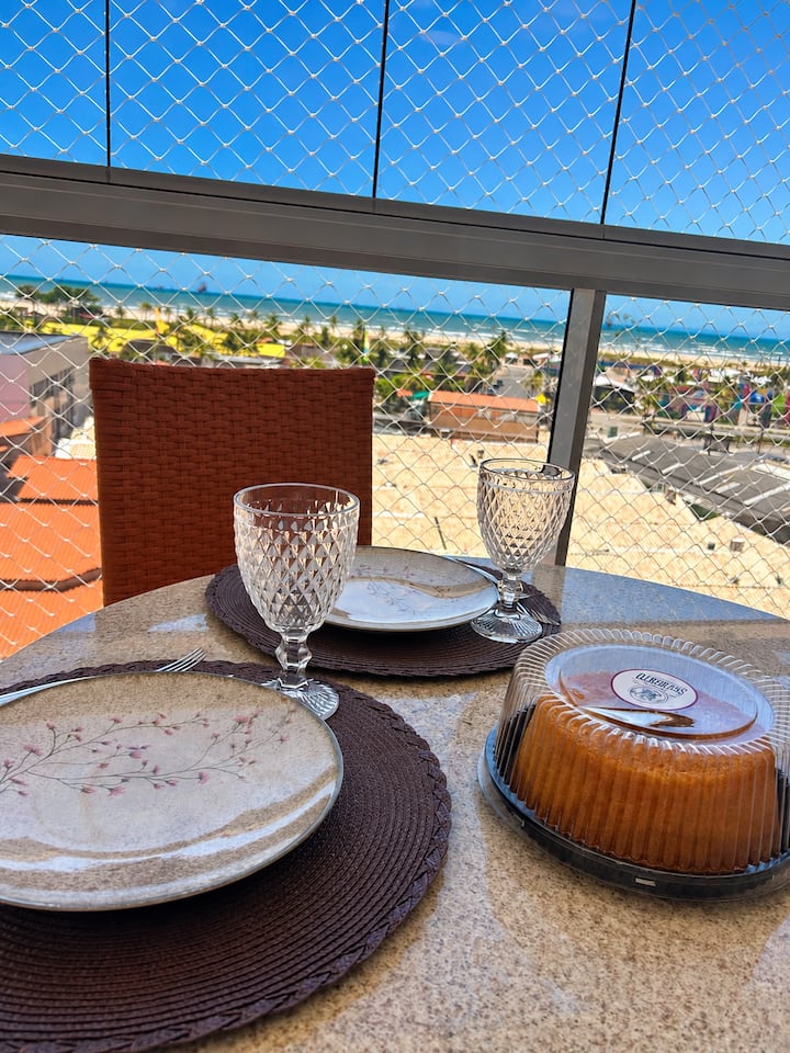 Vista Mar Na Orla De Atalaia Com Varanda - Aracaju