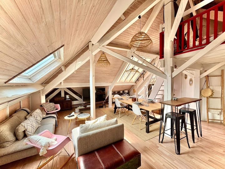 Loft Bohème Et Lumineux En Centre-ville - Biarritz