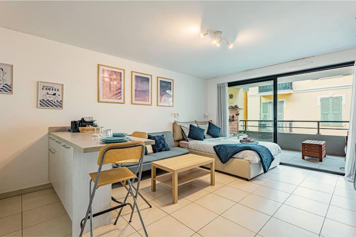 Studio Cosy Avec Terrasse, Monaco Et Plage à 5 Min - Monte Carlo