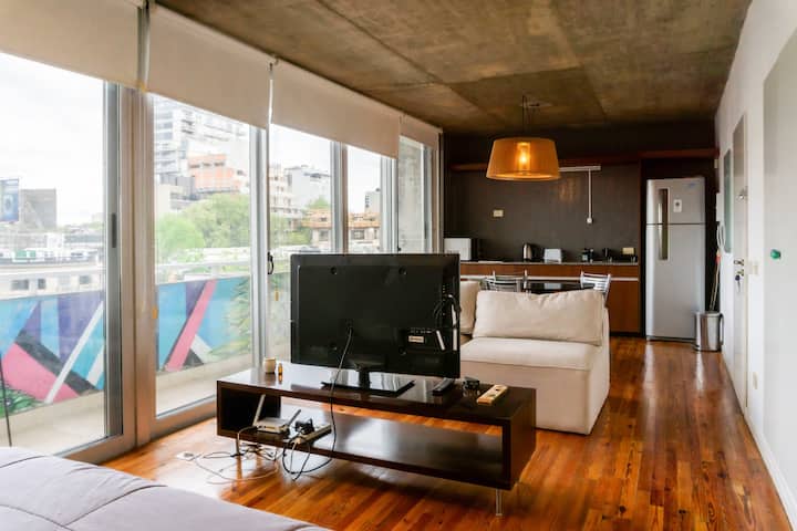 Monoambiente De Diseño Con Balcón Y Vista Abierta - Argentina