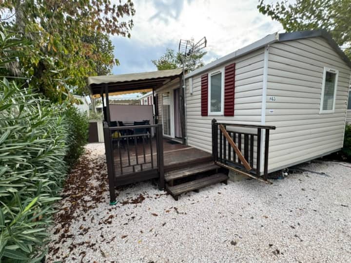 Mobil-home 3 Ch Proche Piscine à La Carabasse - Vias