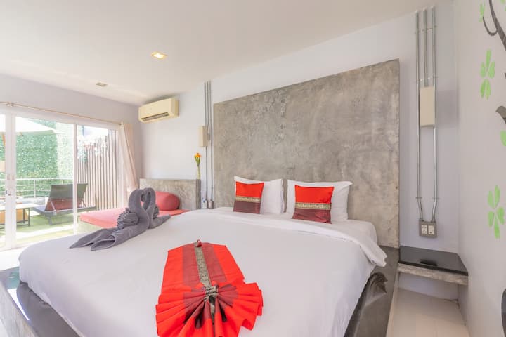 Outdoor Jacuzzi Room @ Aonang Beach - Ao Nang