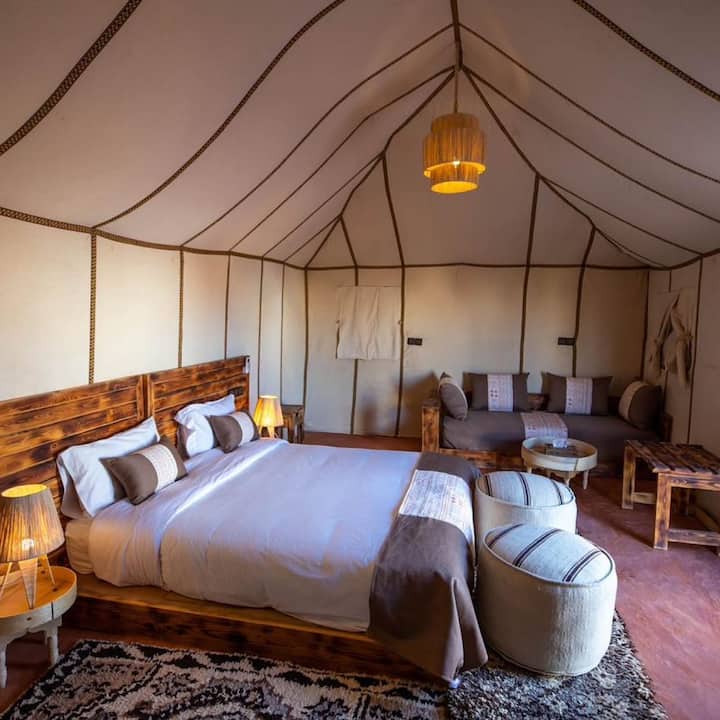 Luxury Desert Tent With Private Bathroom - Merzouga